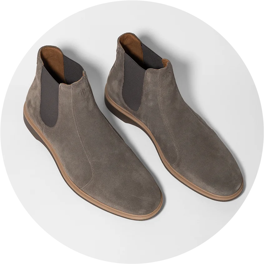 Slate Grey Suede - World's Most Comfortable Chelsea Boot
